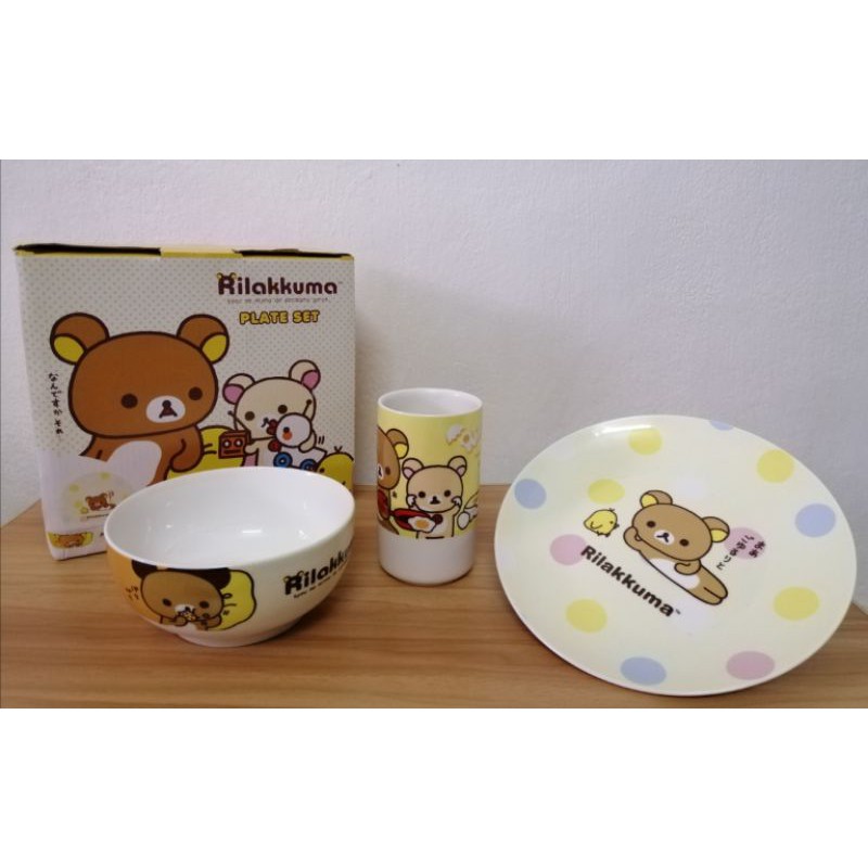 Rilakkuma Ceremic Plate Set | Shopee Malaysia