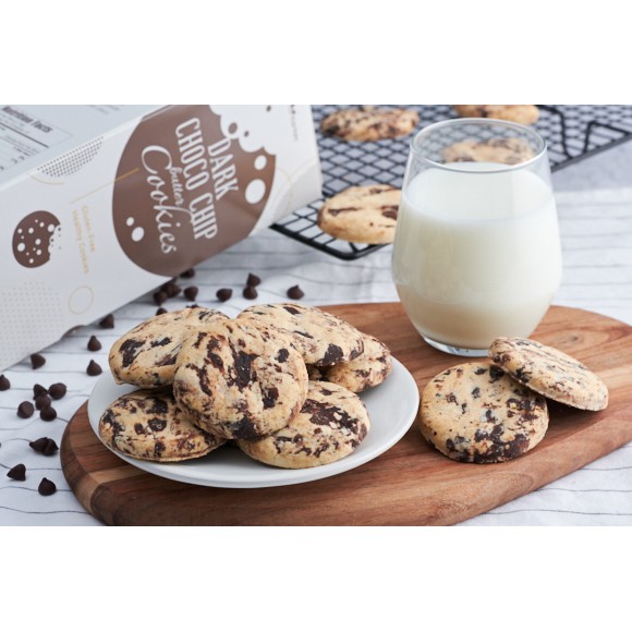 Signature Snack : Dark Chocolate Chip Butter Cookies (Gluten Free)(180g ...