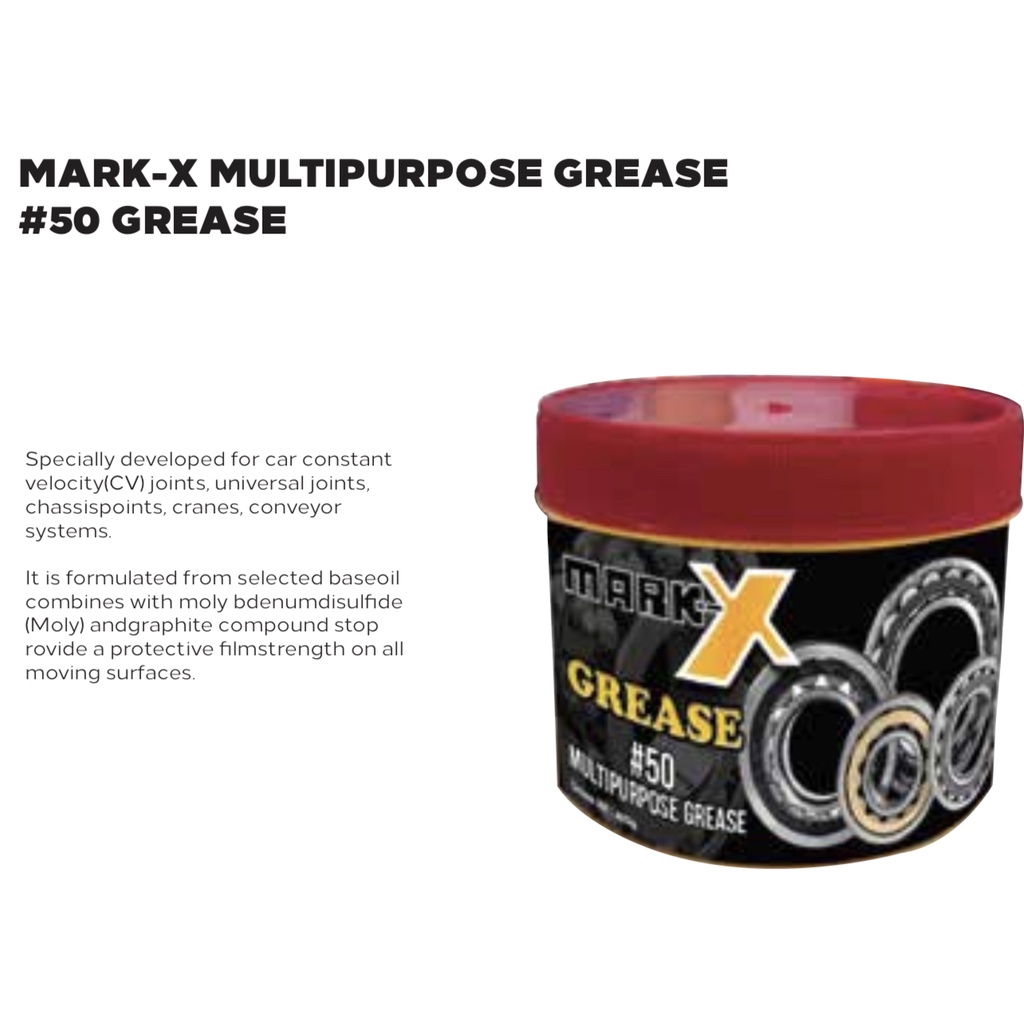 MARK-X Multipurpose #50 Grease 400gm | Shopee Malaysia