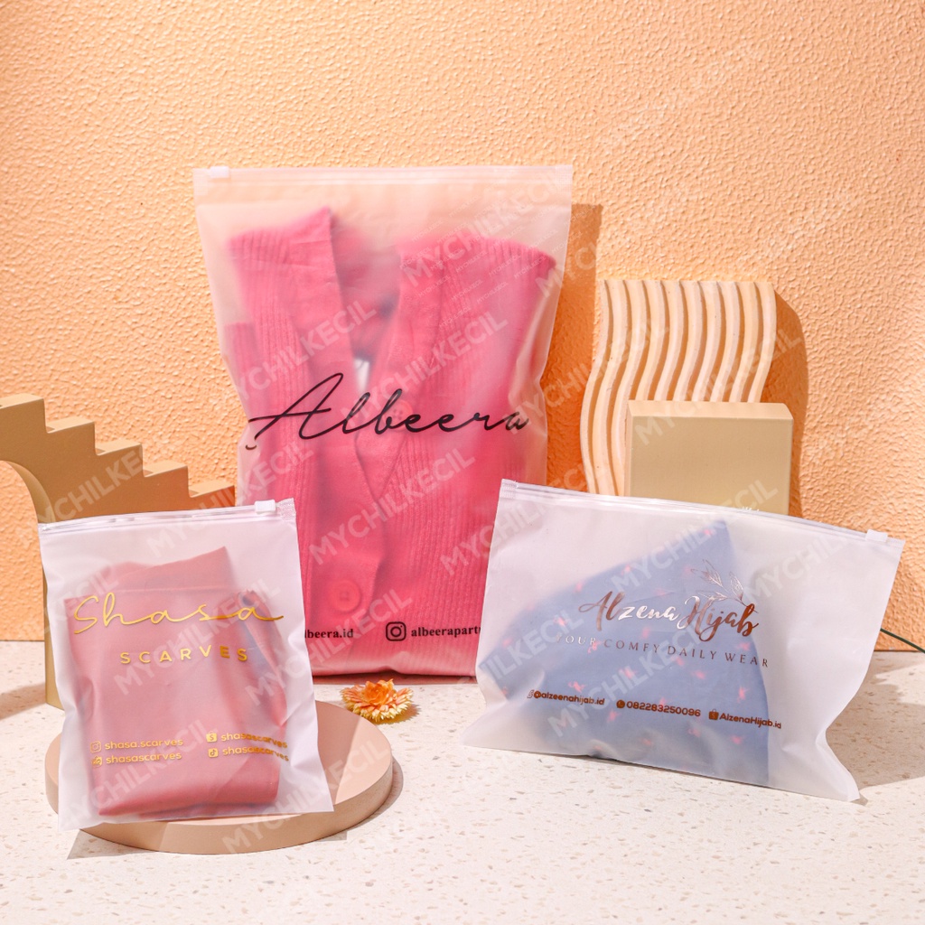 Custom LOGO ZIPLOCK/COSMETIC ZIPPER/ZIPPER BAG/CUSTOM POUCH/ZIP LOCK ...
