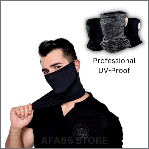 NEW! Silk Fabric Mask Quick-Drying UV400 Buff Anti Dust UV Bandana Head ...