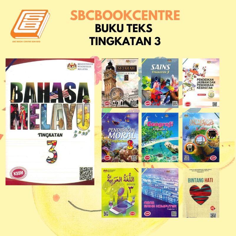 [SBCB] Buku Teks Tingkatan 3 KSSM / Text Book Form 3 | Shopee Malaysia