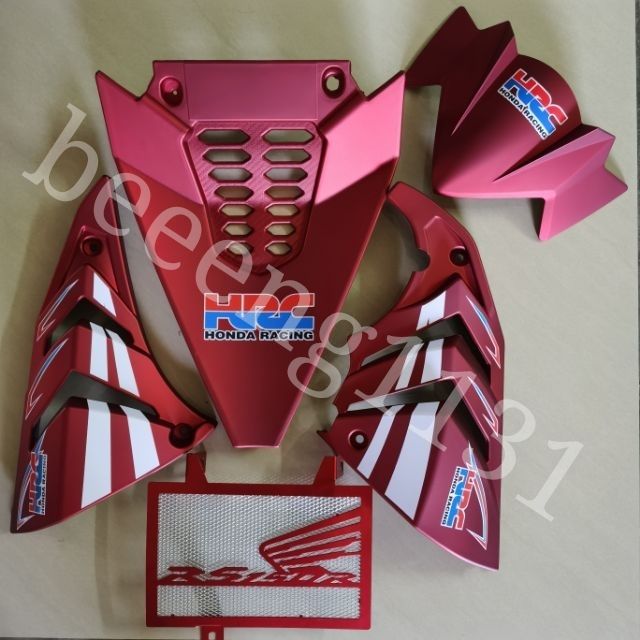 🔥RS150 set Package 4 in 1🔥SIDE ENGINE COVER Red+Engine cover Red ...