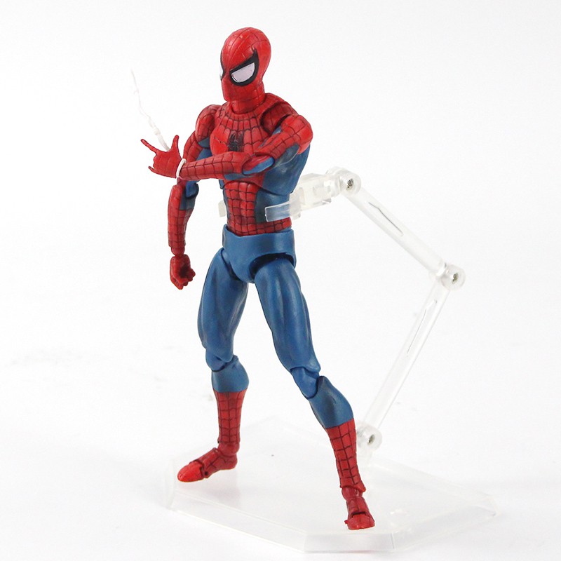 16cm Avengers Marvel Mafex 075 Spiderman 6" Comic Ver. Amazing Spider ...