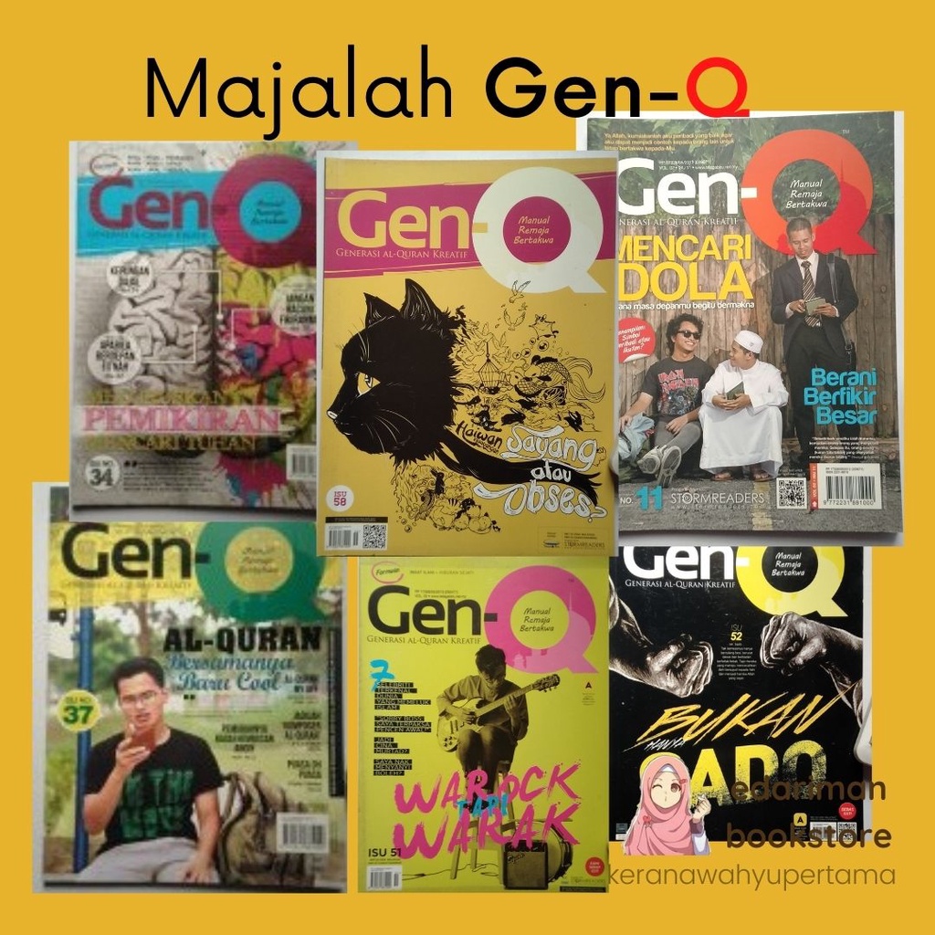 ~STOK AKHIR~ Majalah Gen-Q- Pelbagai isu- MajalahGenQ | Shopee Malaysia