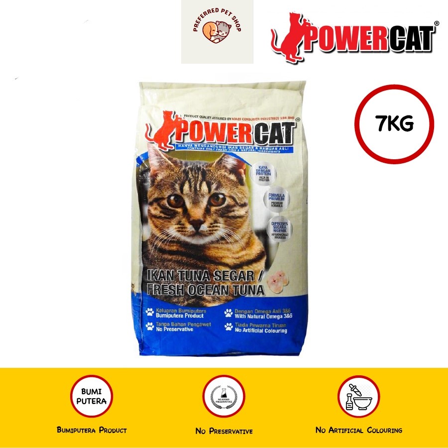 Powercat Fresh Ocean Tuna [ 7KG] (Bumiputera Product) | Shopee Malaysia