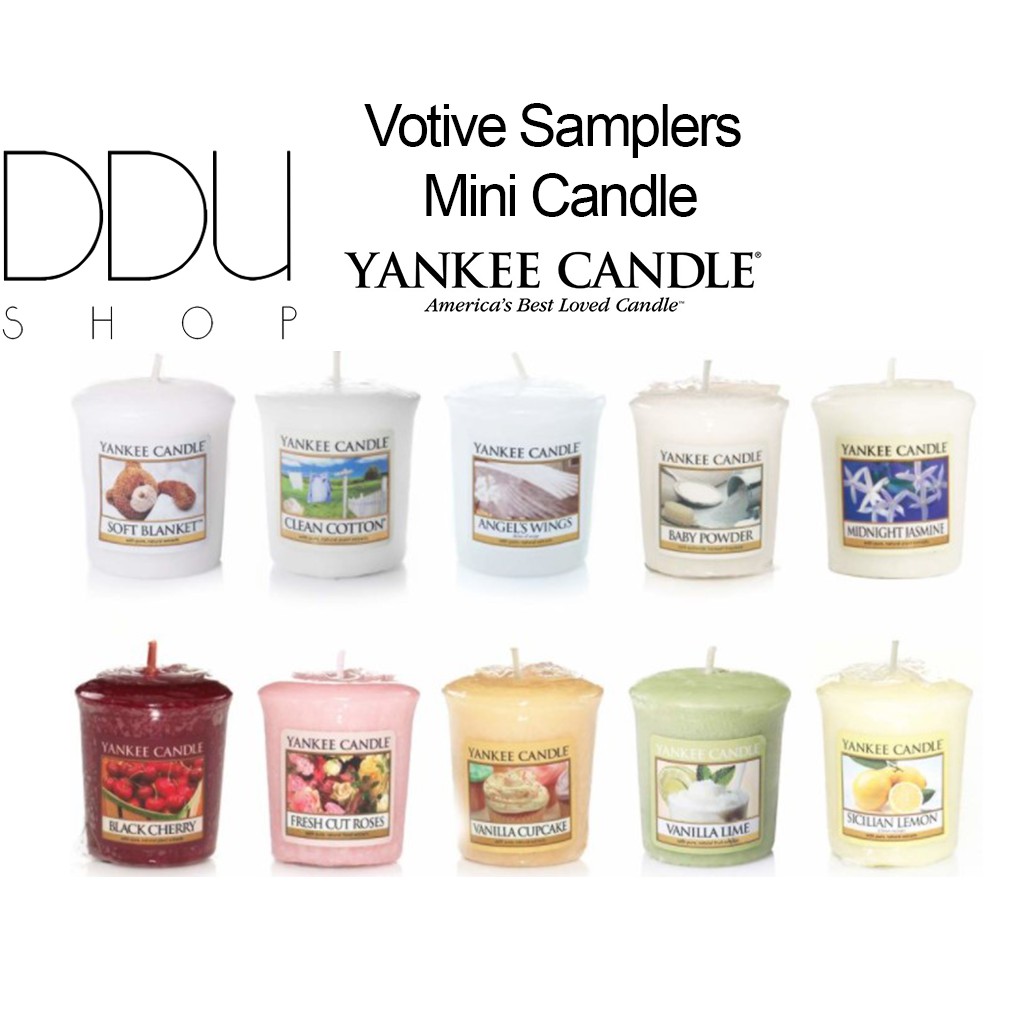 Yankee Candle / Votive Samplers Mini Candle (Midsummer's Night / Bahama Breeze / Pink Sands ...