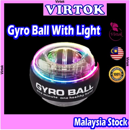Autostart Gyro PowerBall 自启动腕力球 Hand Shake Gyroscope Wrist Ball ...