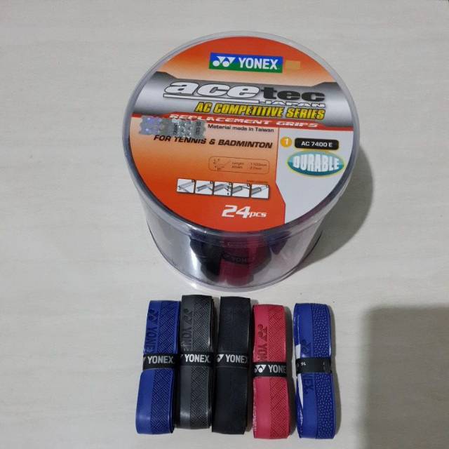 Original YONEX RUBBER BADMINTON RACKET GRIP ORIGINAL 100%!! | Shopee ...
