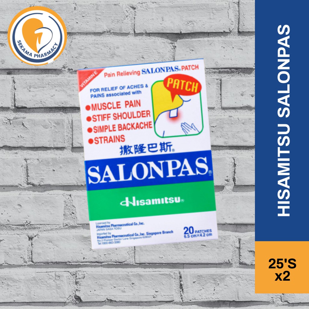 HISAMITSU SALONPAS PATCH 20'S [EXP: 09/2025] | Shopee Malaysia