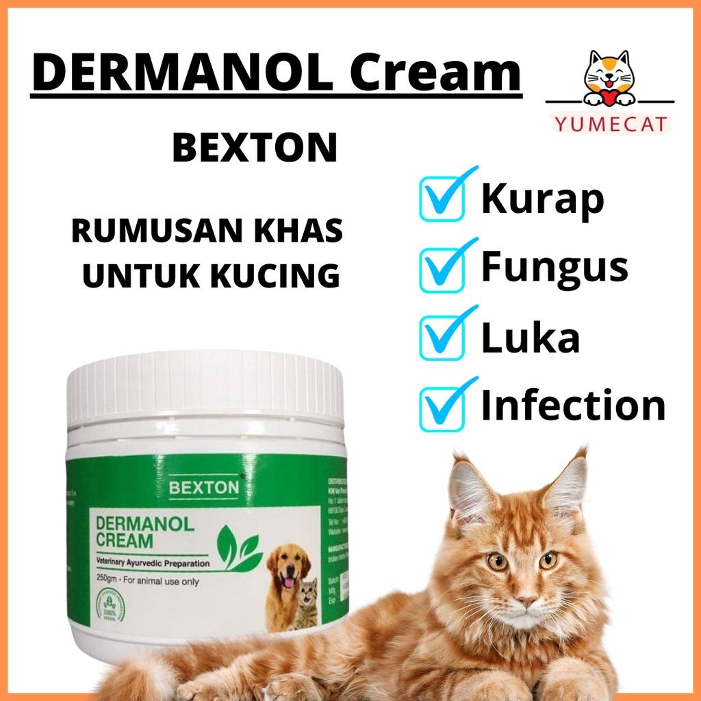 YUMECAT Ubat Kurap Kucing Anti Fungus Cream 100% Herba Herbal BEXTON ...
