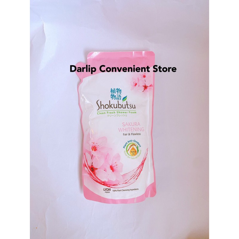 Shokubutsu Sakura Whitening Clean Fresh Shower Foam 800g | Shopee Malaysia