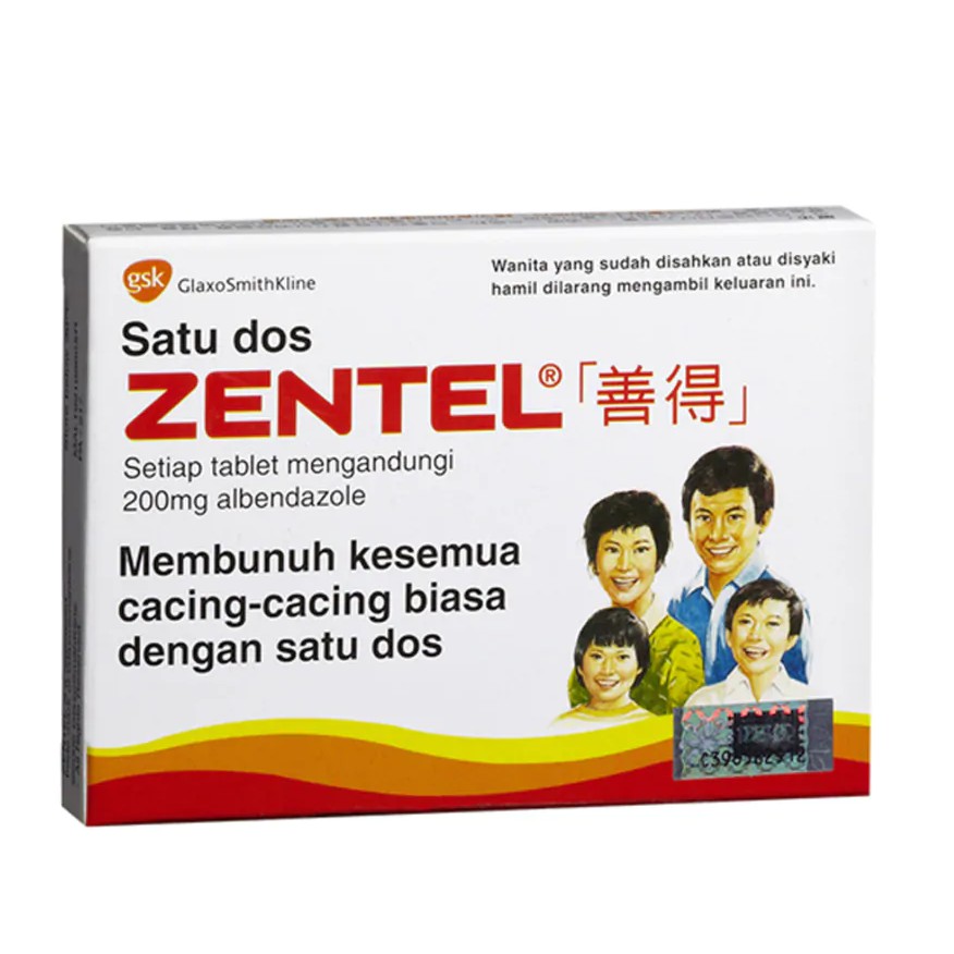 ZENTEL TAB 2s / 2sx2 200MG | Shopee Malaysia