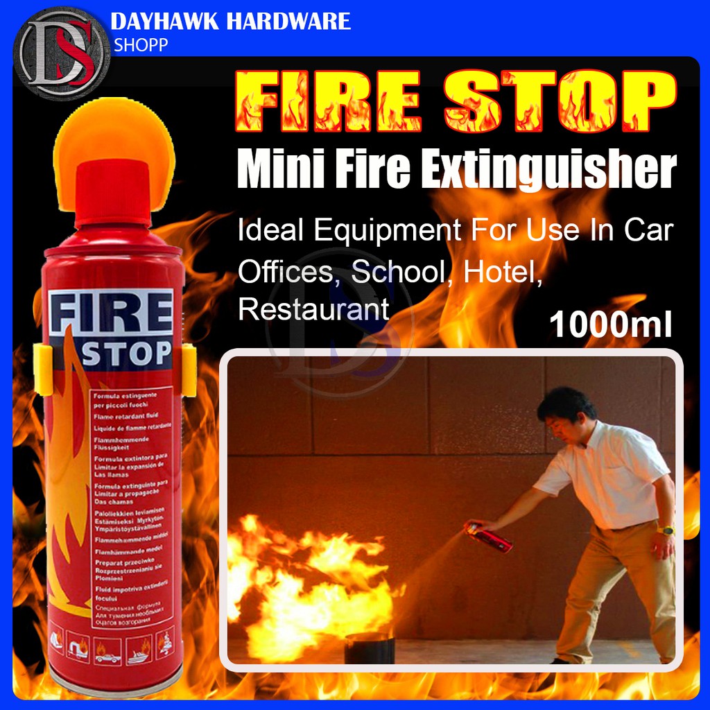 FIRE STOP MINI PORTABLE FIRE EXTINGUISHER/ Pemadam Api Mini fire stop ...