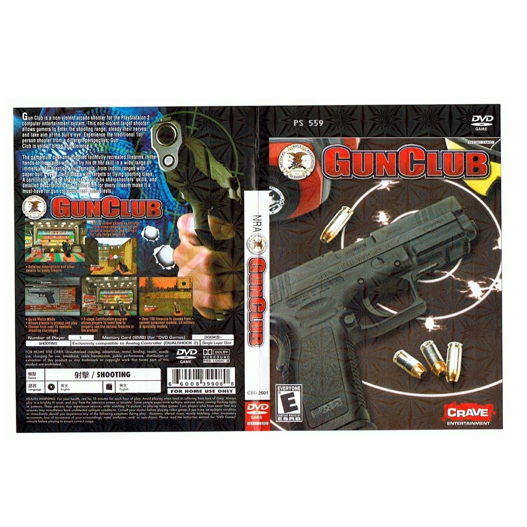 PS2 GAME COLLECTION GUN CLUB (CD Version) | Shopee Malaysia