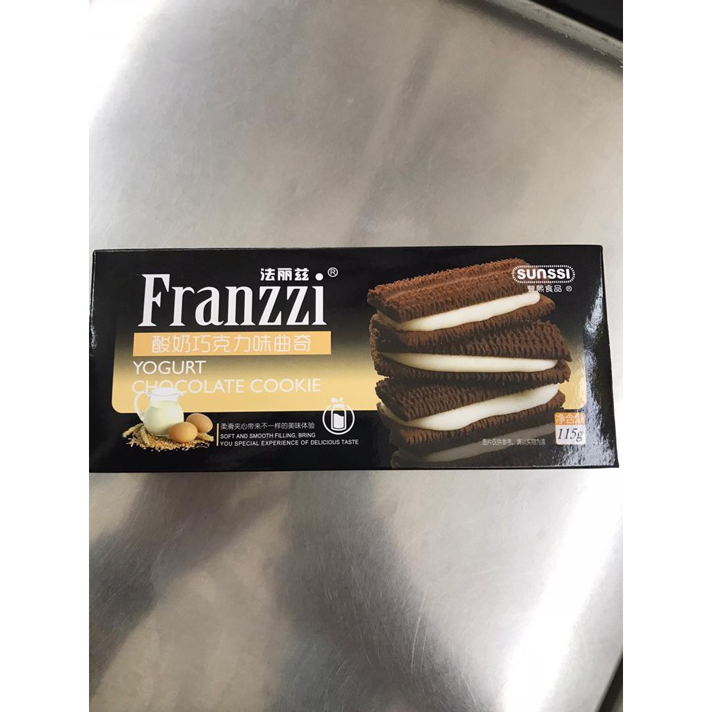 Franzzi Chocolate Cookies 115g / Matcha, Vanilla Lemon, Dark Choco ...