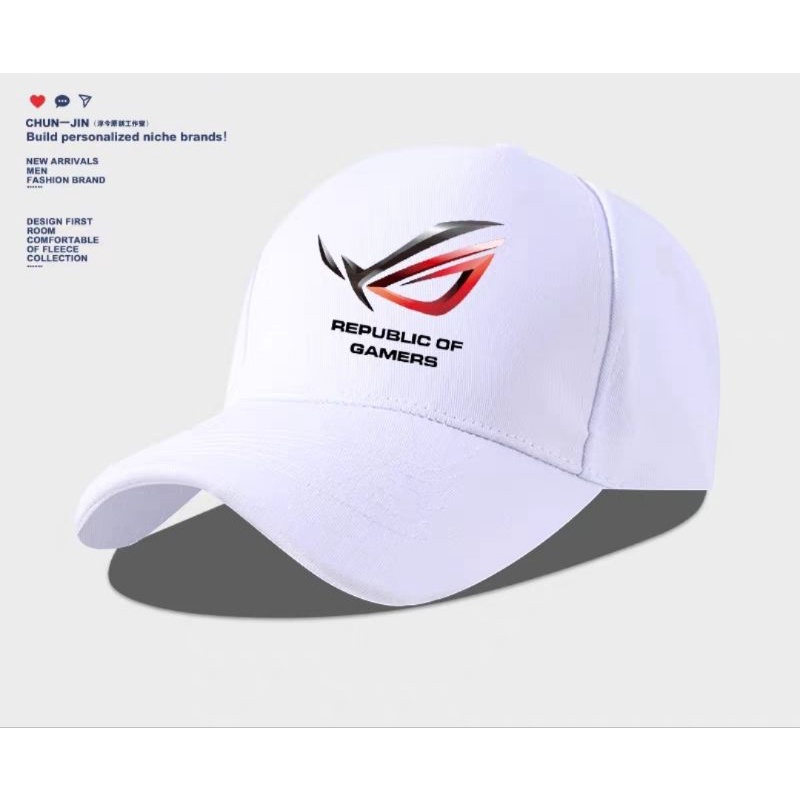 PRE_Asus rog women/men cap | Shopee Malaysia