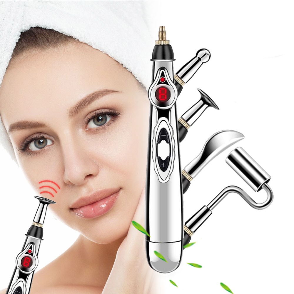 Electronic Acupuncture Pen Electric Meridians Laser Therapy Heal