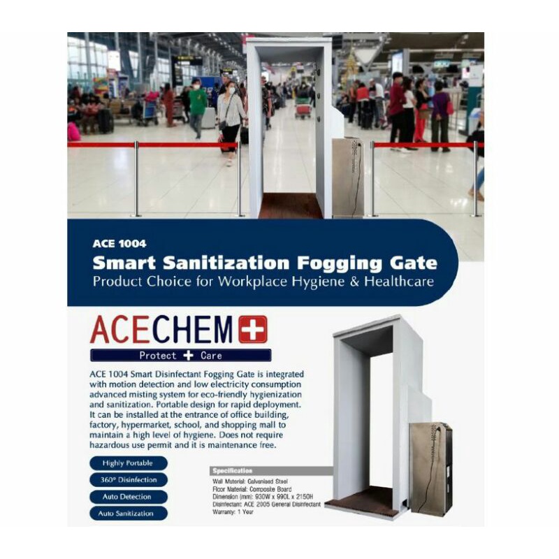 Acechem 1004 Smart Sanitization Fogging Disinfectant Gate | Shopee Malaysia