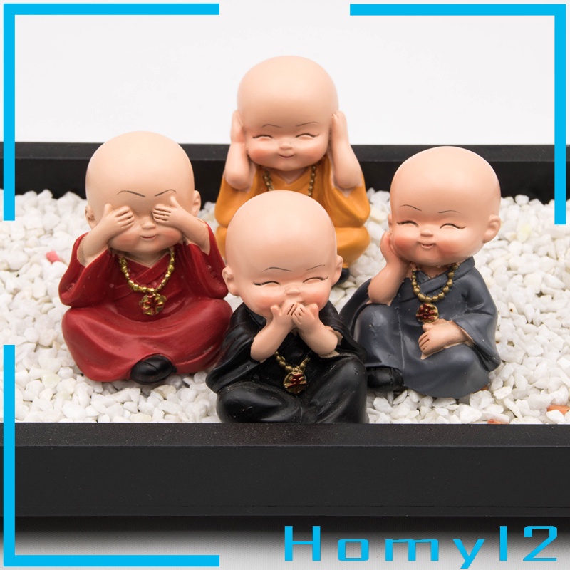 [HOMYLcfMY] 4Pcs Miniature Figurine Home Desk Decor Fairy Garden DIY ...