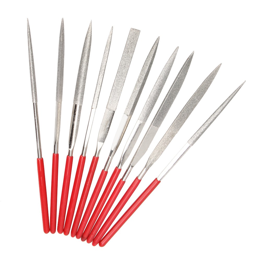 10PCS Mini Metal Rasp Diamond Needle Files Set Wood Carving Tools for ...