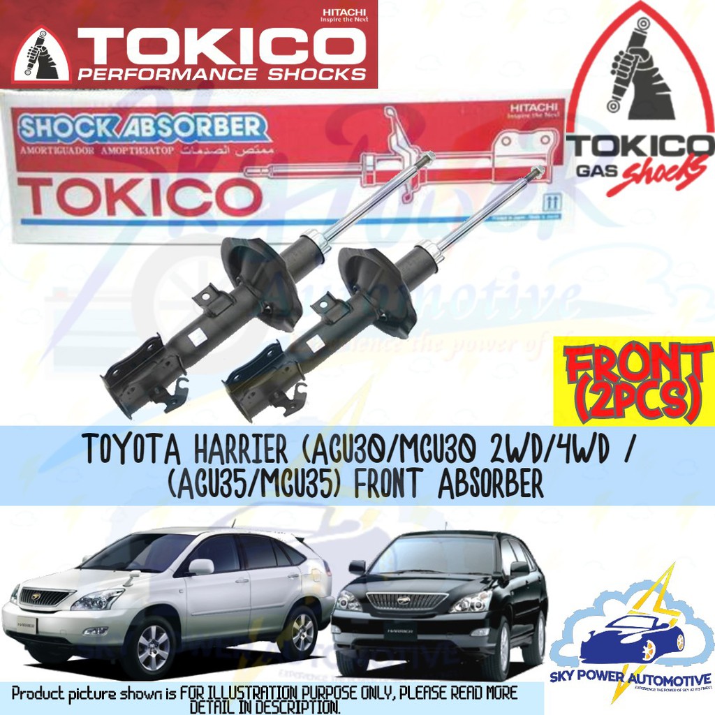 Toyota Harrier Acu30 Mcu30 2wd 4wd Acu35 Mcu35 Tokico Tkc Shock