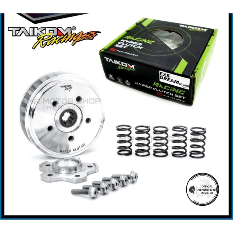 TAIKOM RACING HYPER CLUTCH (5 SPRING) EX5 DREAM/WAVE100/EX5 CLASS 1 ...