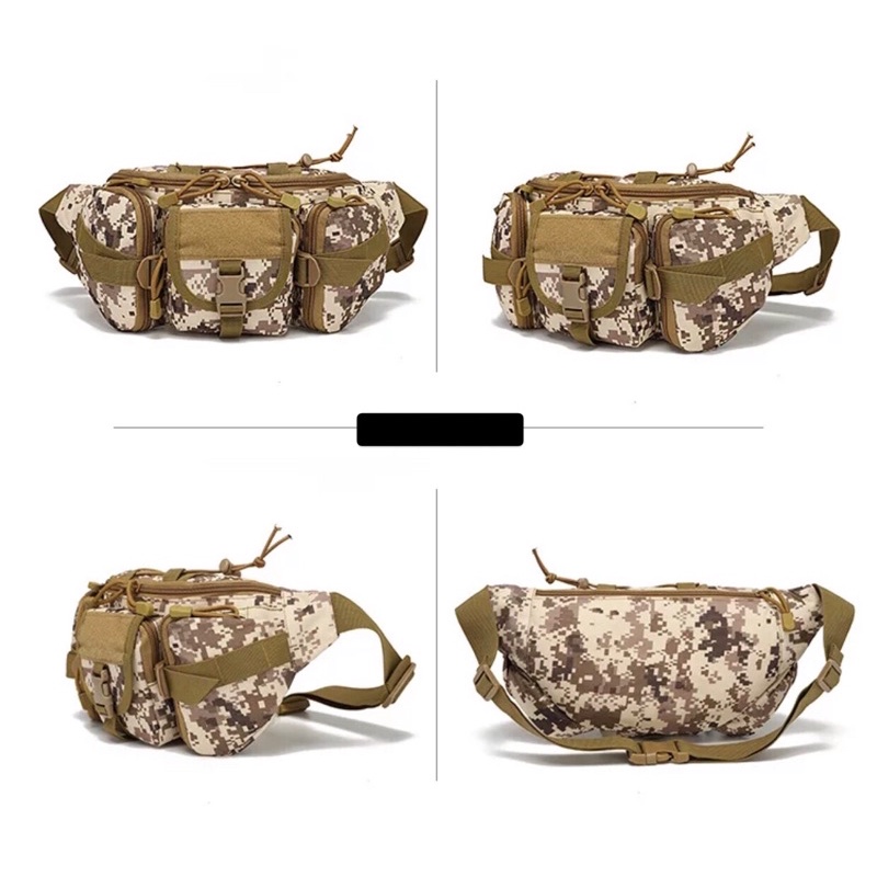 Tactical Army🔥Waist bag Pouch beg Chest bag Cross body bag Sling bag ...