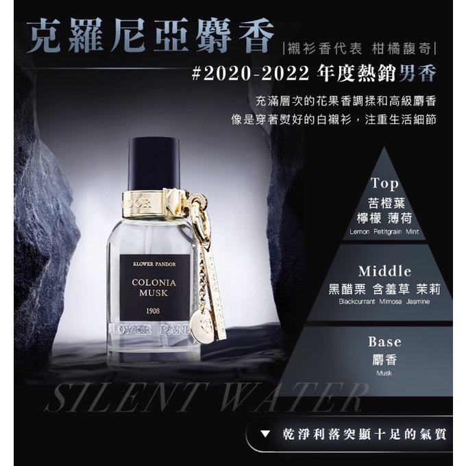 KLOWER PANDOR 50ml KP 潘朵拉記憶香水 KP記憶香氛 Perfume Fragrances for Men / Women ...