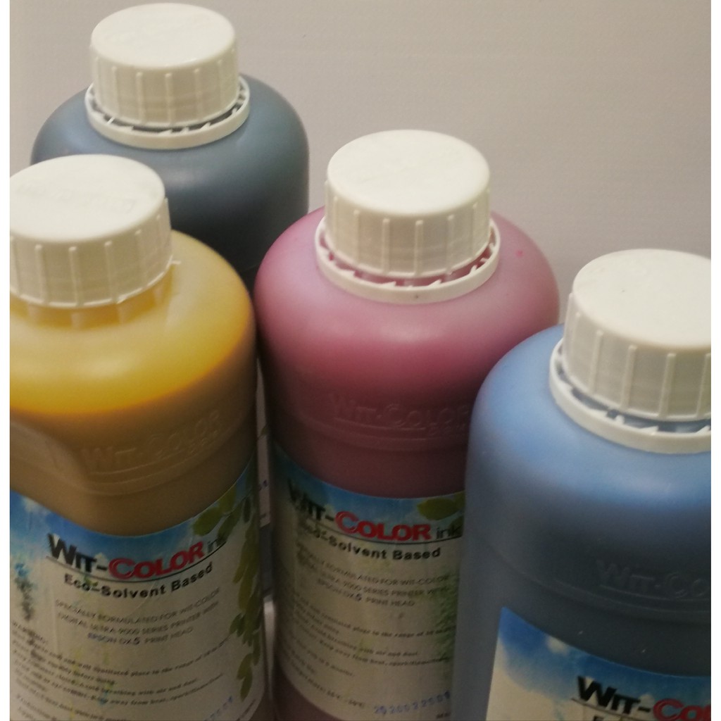 LARGE PRINTER INK, CYMK INK, DIGITAL INKJET INK, SOLVEN INK | Shopee ...