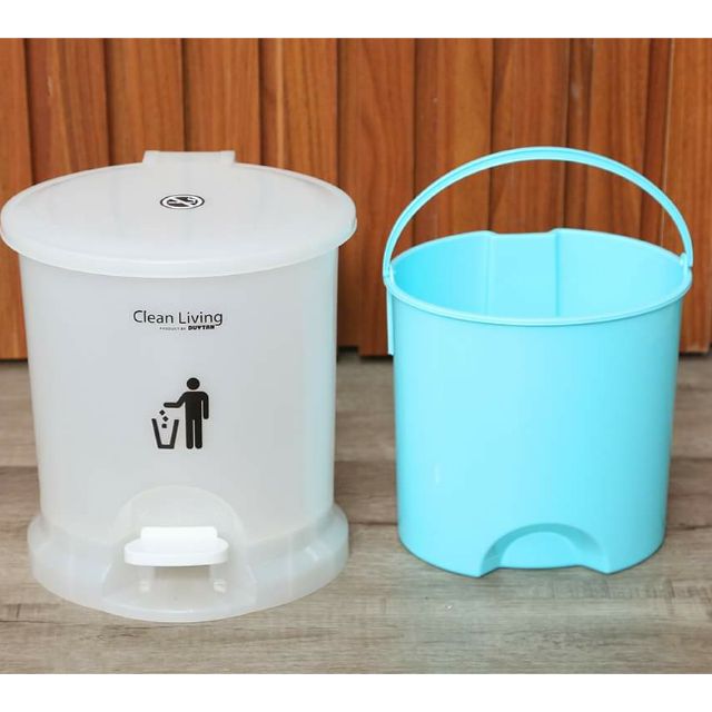 Duy Tan large size clear plastic trash can | Shopee Malaysia