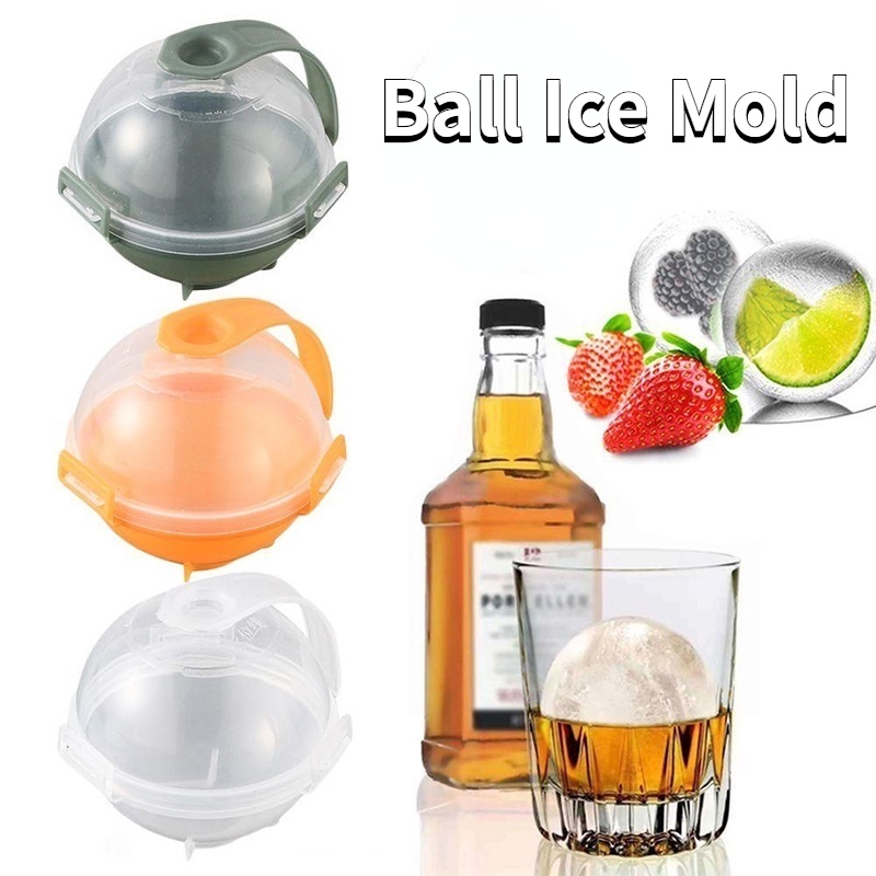 Big Size Ice Molds Sphere Round Ball Ice Cube Makers Home Bar Party ...