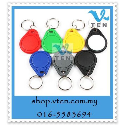 🎁Promosi Gila 13.56mhz UID IC Card Changeable Rewritable Keyfobs Key ...