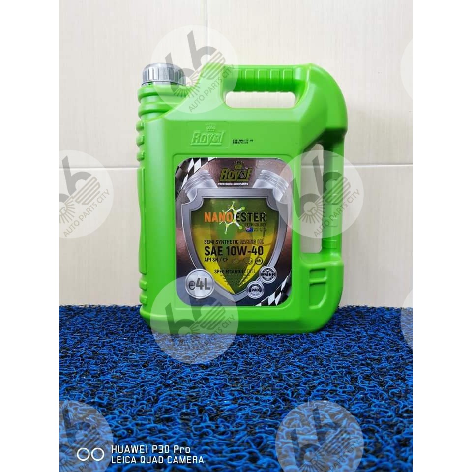 Royal Nano Ester Technology 10W-40 Semi Synthetic Racing Oil | Shopee ...