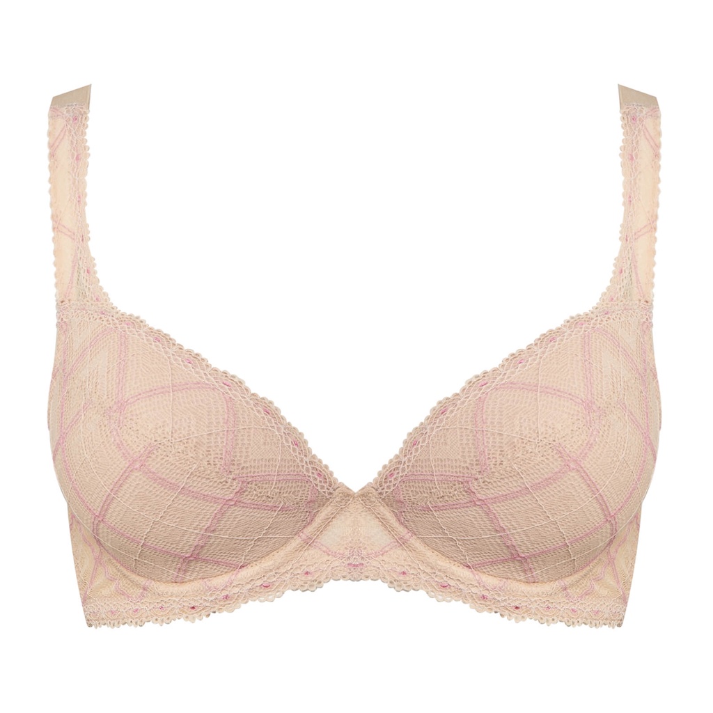 XIXILI Diya Embroidered Demi Cup Bra | Shopee Malaysia