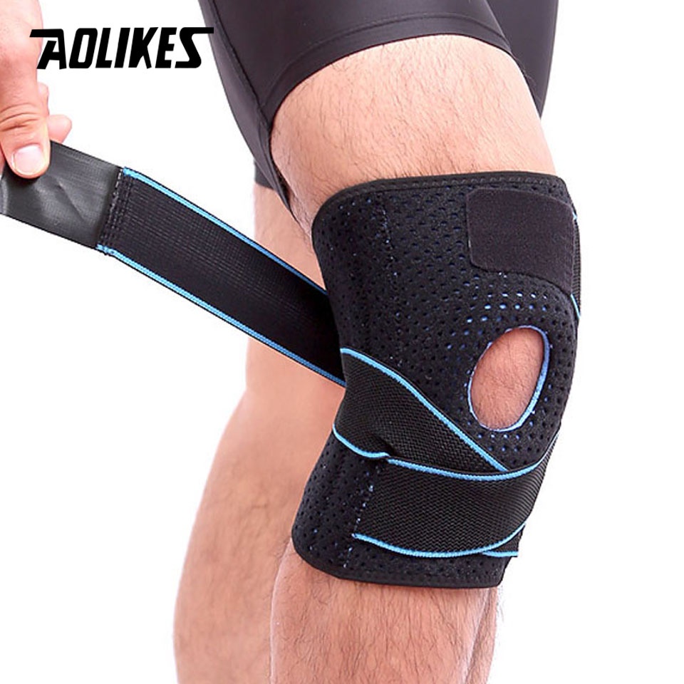 Aolikes Adjustable Injury Recovery Knee Brace With Side Stabilizers (1 ...