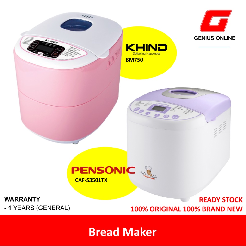 KHIND / PENSONIC BREAD MAKER BM750 / PBM2000 | Shopee Malaysia