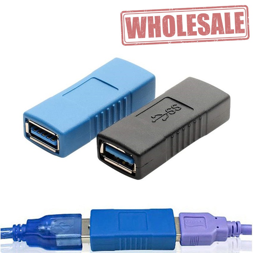 USB 3.0 Type A Female to Female Connector Adapter Coupler Gender ...