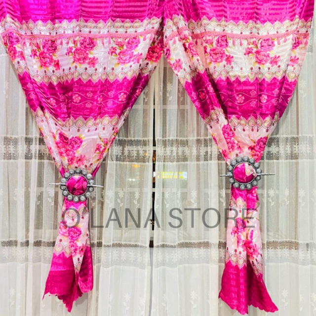 Langsir Tebal Cantik Kualiti Siap Jahit Langsir Tingkap Window Curtail ...