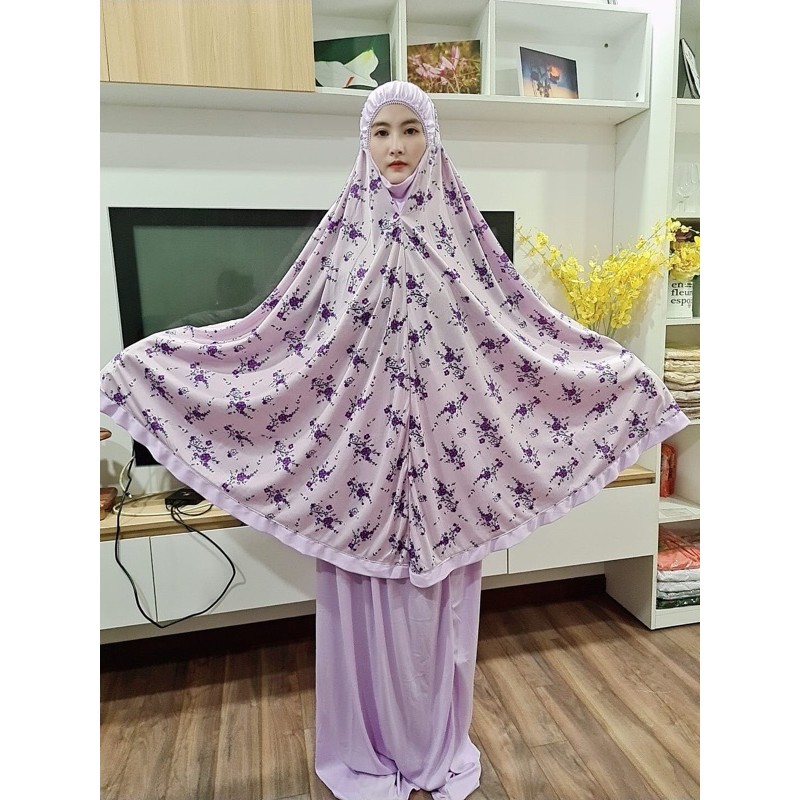 Telekung Printed Exclusive ( FREESAIZ ) | Shopee Malaysia