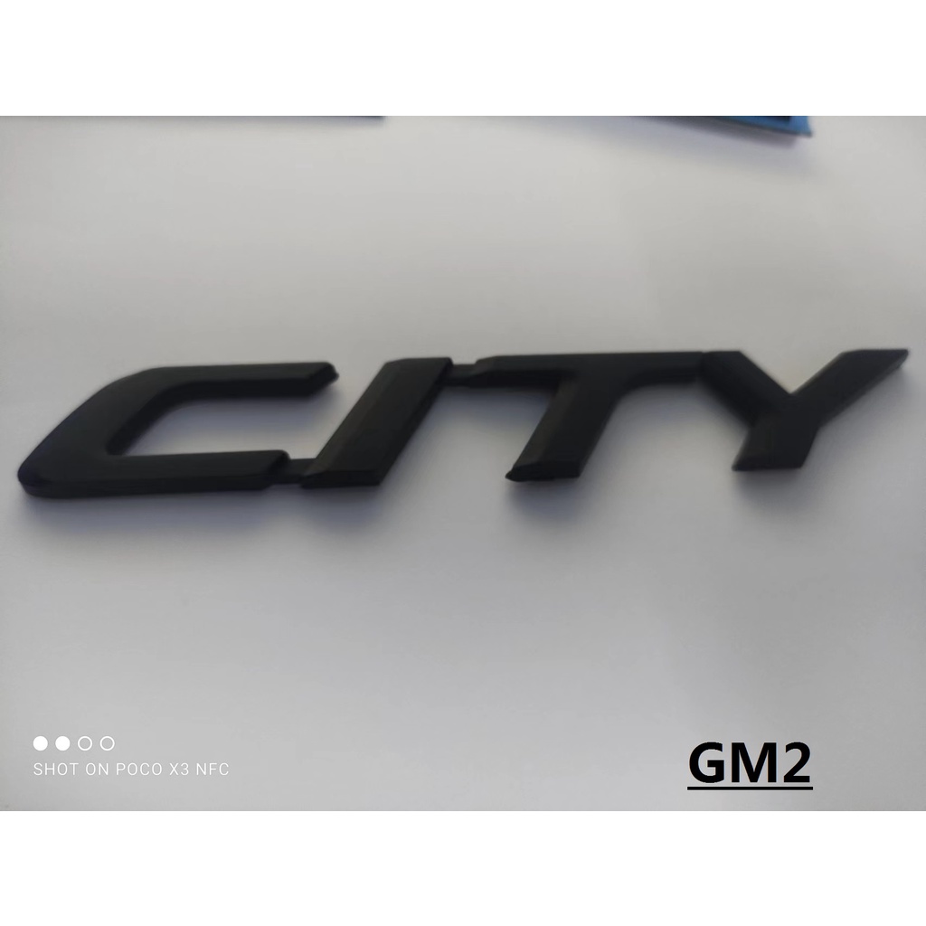 Honda CITY GM2 GM6 Matte Black Emblems Logo | Shopee Malaysia