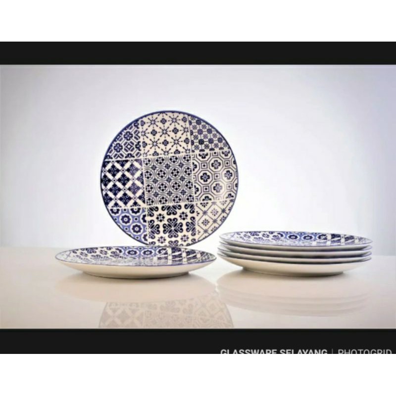 6PCS 10.5 PORCELAIN BUFFET PLATE | Shopee Malaysia