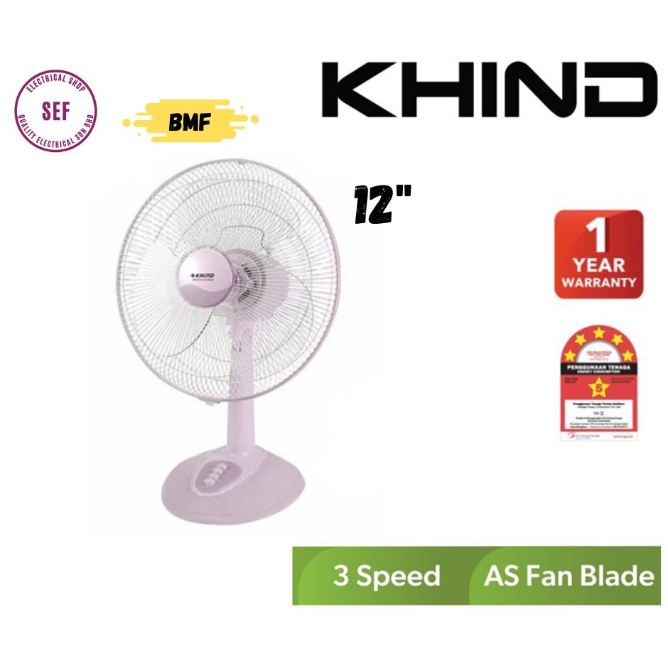 KHIND TABLE FAN 12" (TF1210SE) | Shopee Malaysia