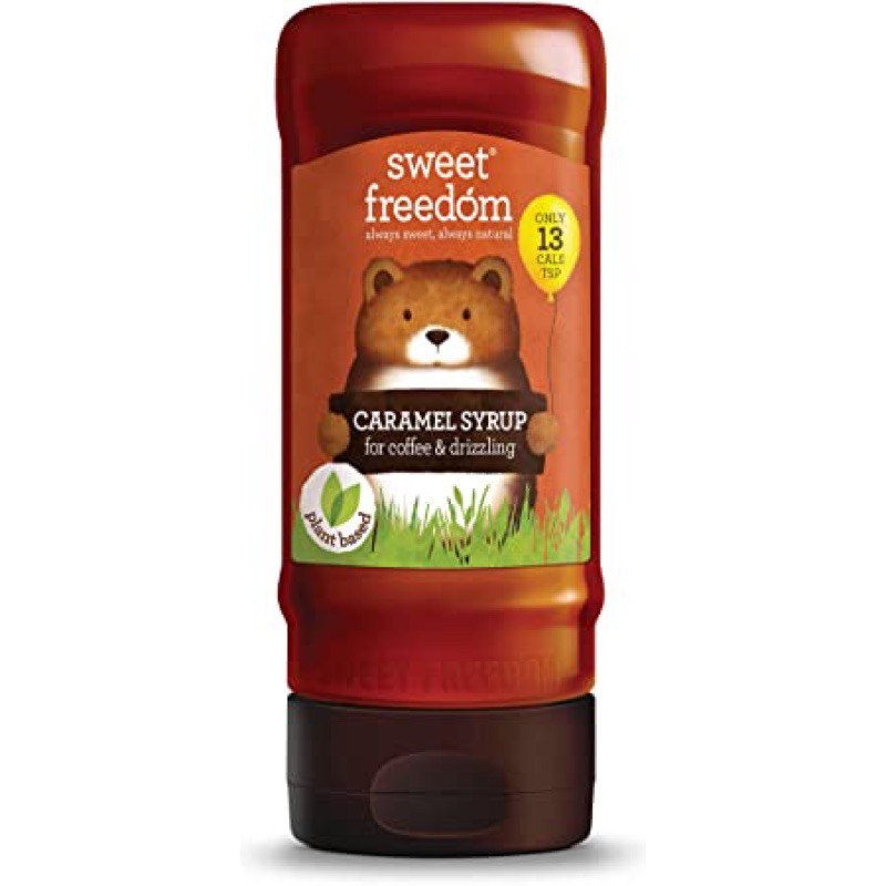 Sweet Freedom (Fruit Sweetened) Caramel Coffee/Drizzling Syrup, 350 g ...