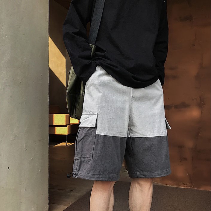 [SOLD Out] Unisex Khaki Shorts with Square Pockets | Shopee Malaysia