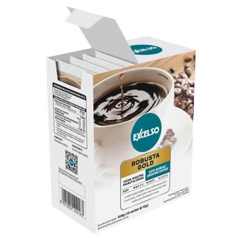 Excelso Robusta Gold Ground Coffee (1 sachet x 10g) | Shopee Malaysia