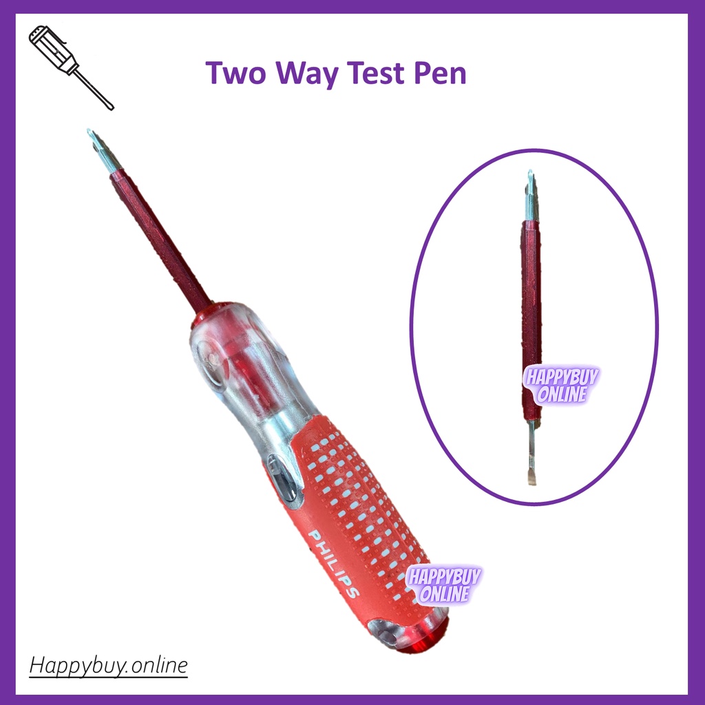 Electrical Voltage Two Way Test Pen Quality Electric Pencil Two Way ...