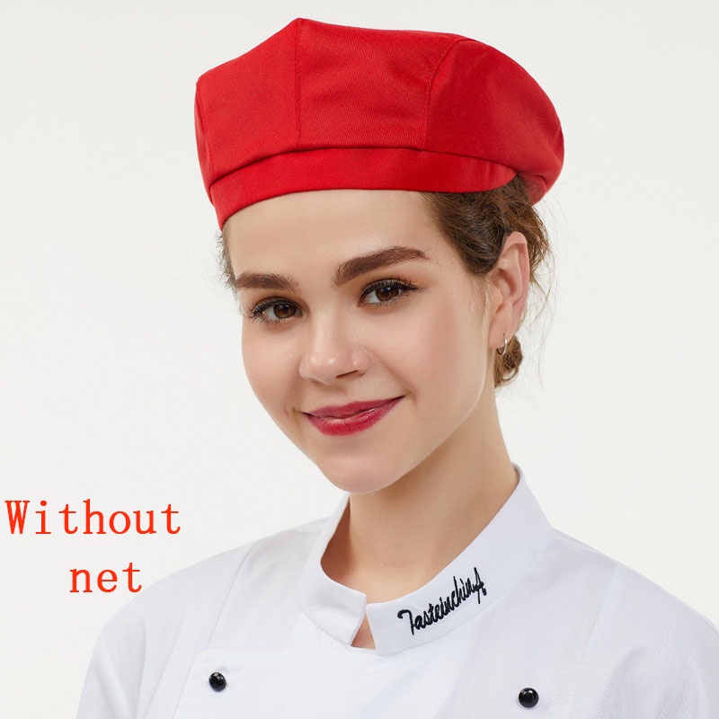 Chef Beret Unisex Hotel Cook Coffee Western Restaurant Waiter Cap ...