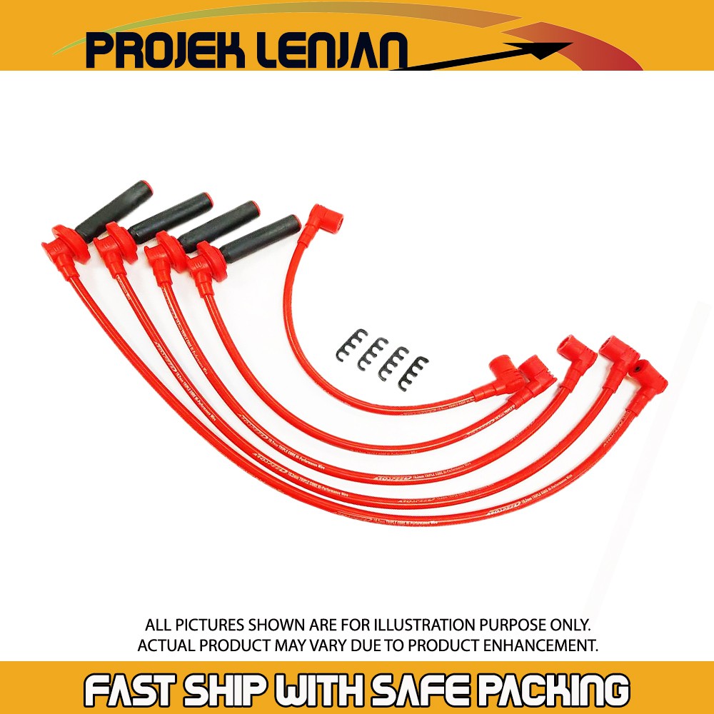 Toyota Corolla Levin 4AGE 20V-Arospeed Tri Core 10.2mm Plug Cable ...