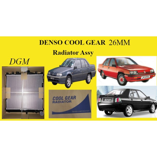 Proton Saga Iswara Saga2 LMST Manual Radiator Assy 2Row 26mm Denso Cool ...